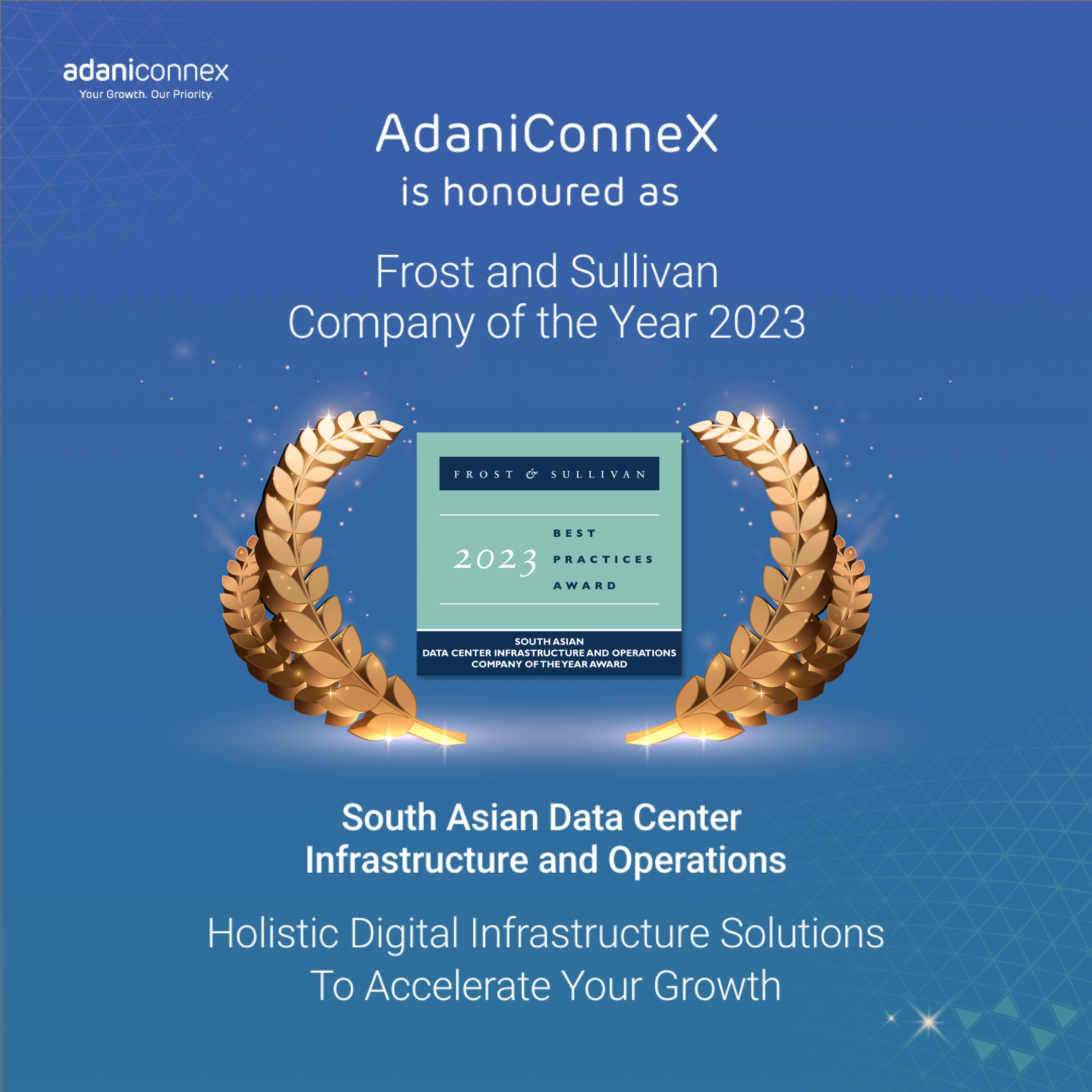 AdaniConneX Recognized with Frost and Sullivan Award - EdgeConneX